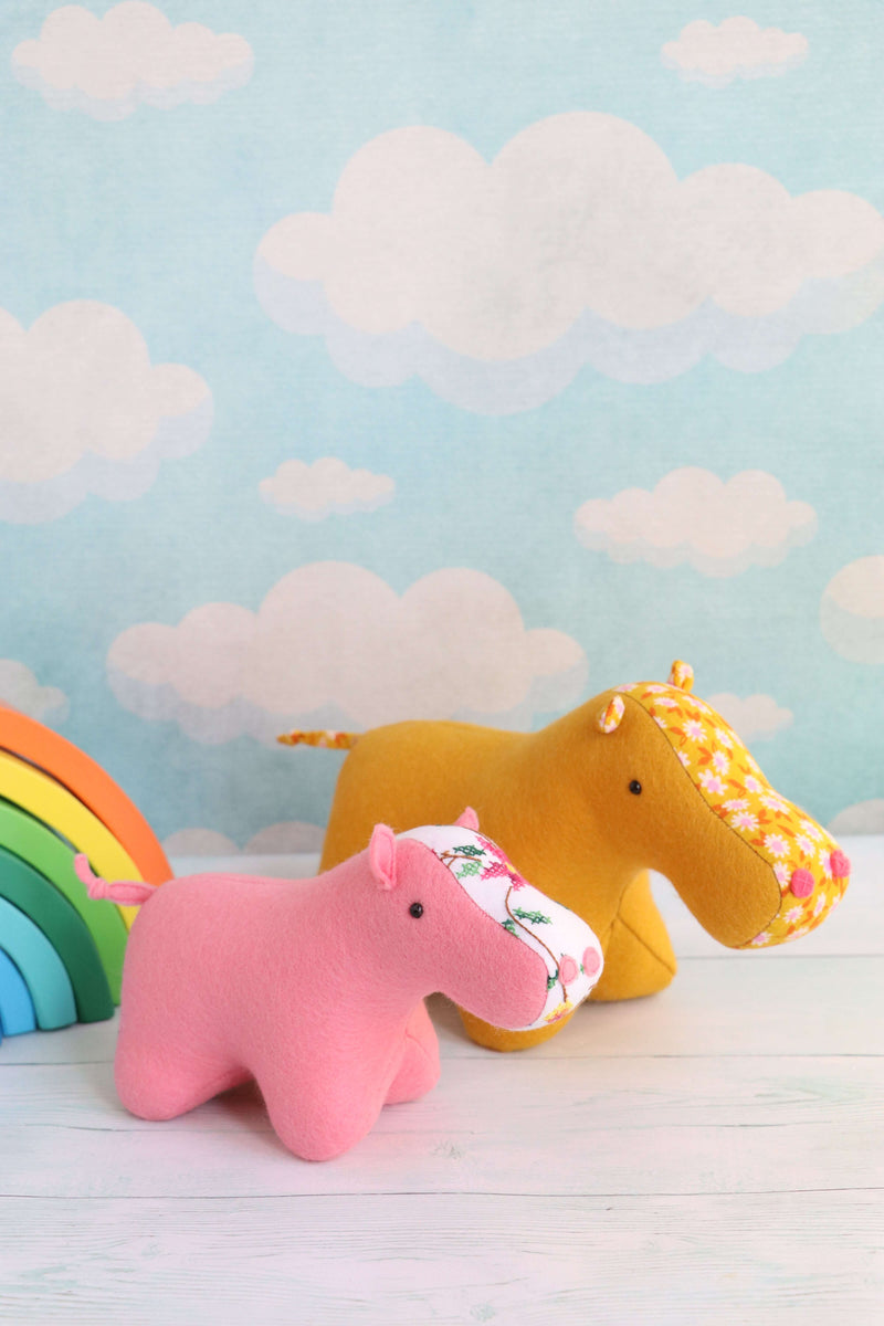 House Hippos : PDF hippo sewing pattern – jodiericrac