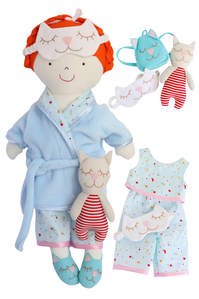 Addie Doll Sewing Pattern – 23" Rag Doll with Accessories | RicRac ...