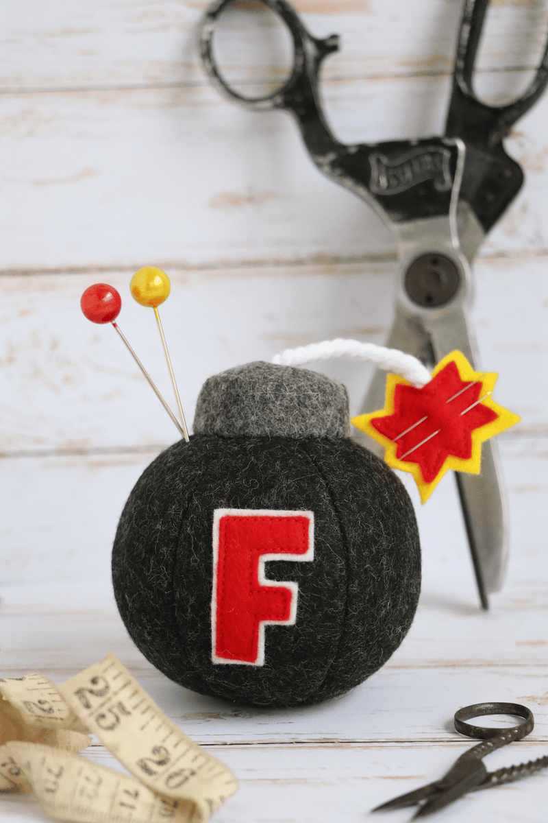 F Bomb pin cushion PDF Sewing Pattern – jodiericrac