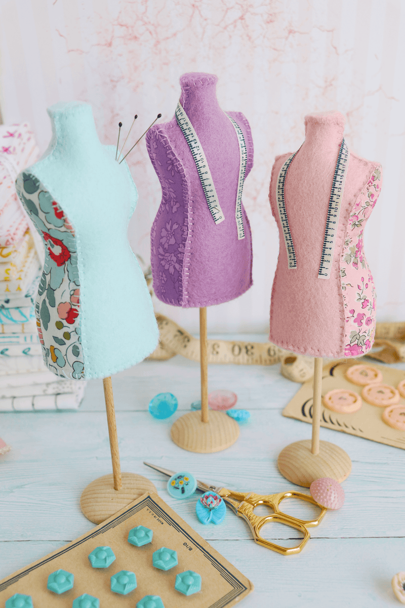 Mini Mannequin Pincushion Sewing Pattern | Beginner Hand Sewn PDF ...
