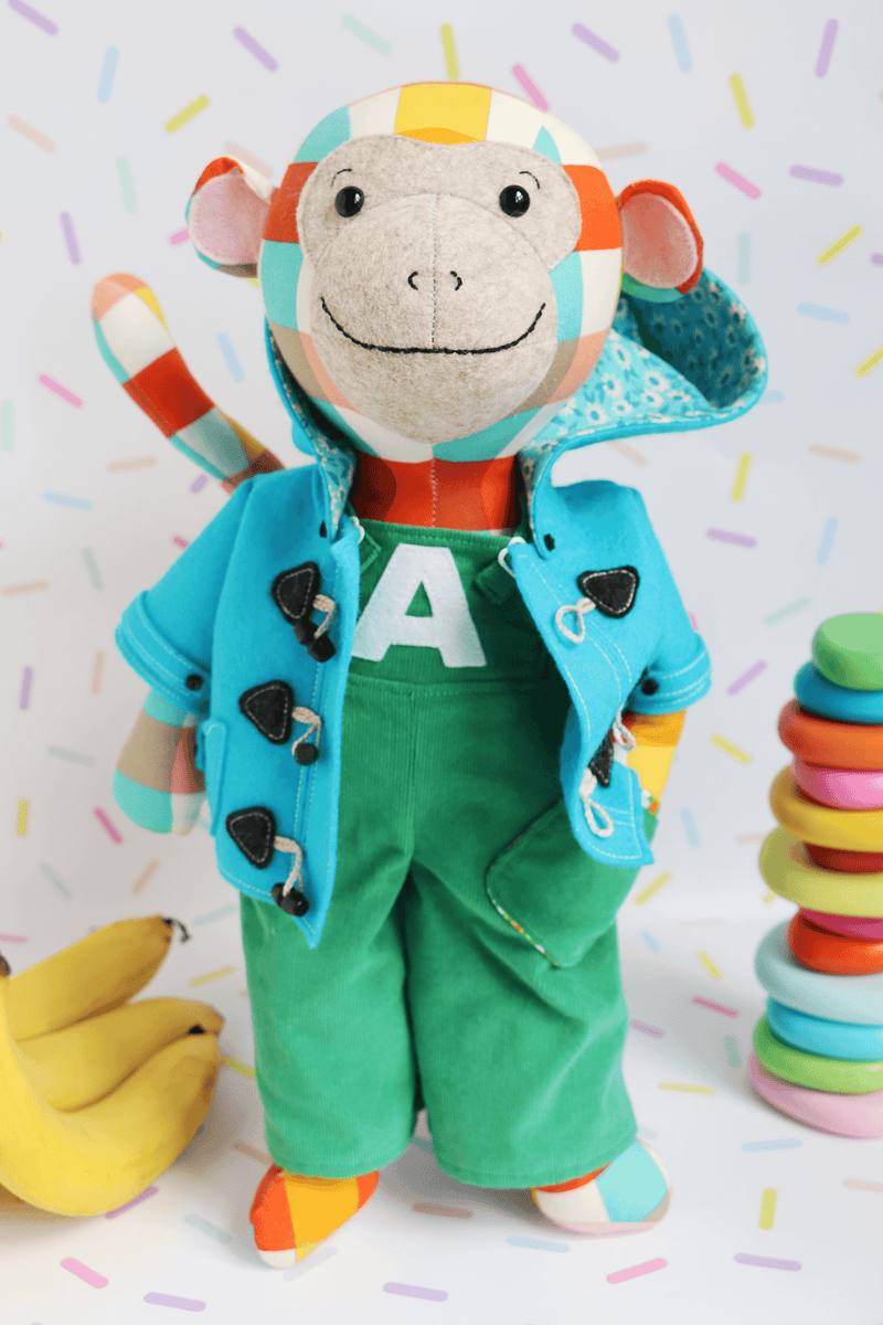 Archie Monkey Pattern – Coat & Overalls Included | RicRac – jodiericrac
